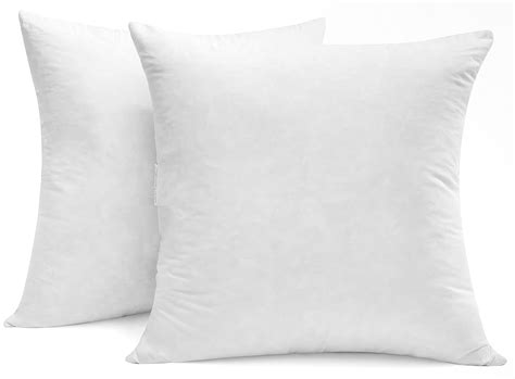 Snugandcozy Luxury Goose Down Feather Pillow Inserts 26x26in Double Layered Down Proof Design