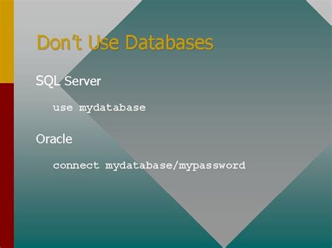 Beginning Sql Differences Between Sql Server And Oracle