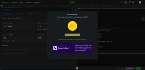 Geekstreak2024 Deutschebank Codingchallenge Problemsolving