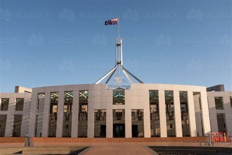 Image Of The New Australian Parliament House In Canberra Australia At