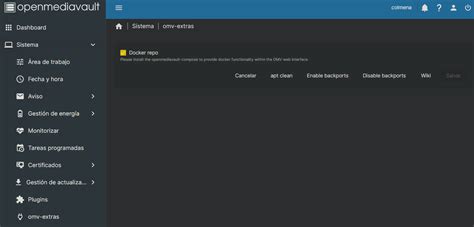 openmediavault plugins