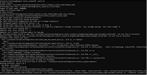 Nextsv No Output · Issue 17 · Nextomicsnextsv · Github