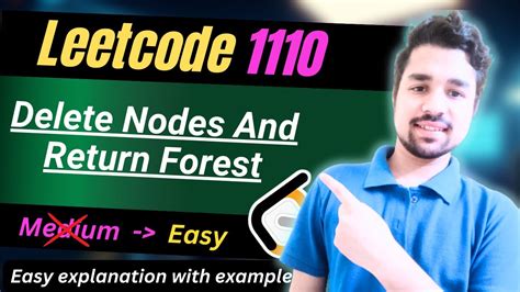Delete Nodes And Return Forest Leetcode 110 Easy Solution With