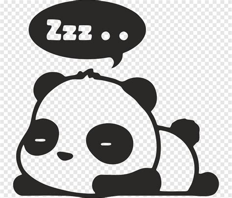 자이언트 팬더 데칼 범퍼 스티커 그리기 곰 포유 동물 동물 png PNGEgg