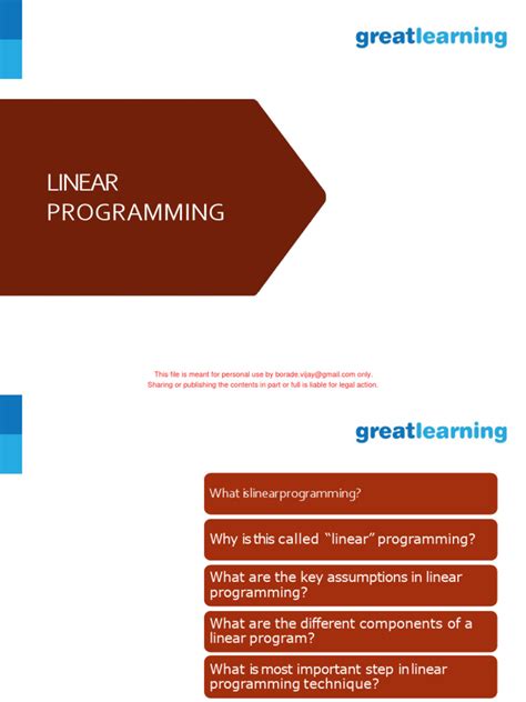 Linear Regression Pdf Linear Programming Applied Mathematics