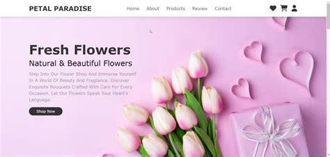 Deeksha Ms On Linkedin Octanet Webdevelopment Internship Landingpage Flowershop