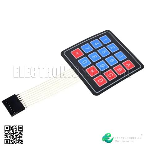 4x4 Matrix Membrane Keypad Digital Interface Latest Price In