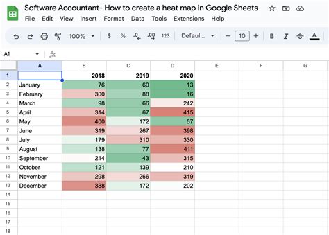 How To Create A Heat Map In Google Sheets Design Talk