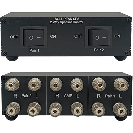 Amazon Com SOLUPEAK ST Way RCA Audio Switch Source Signal Input Switcher Selector Splitter