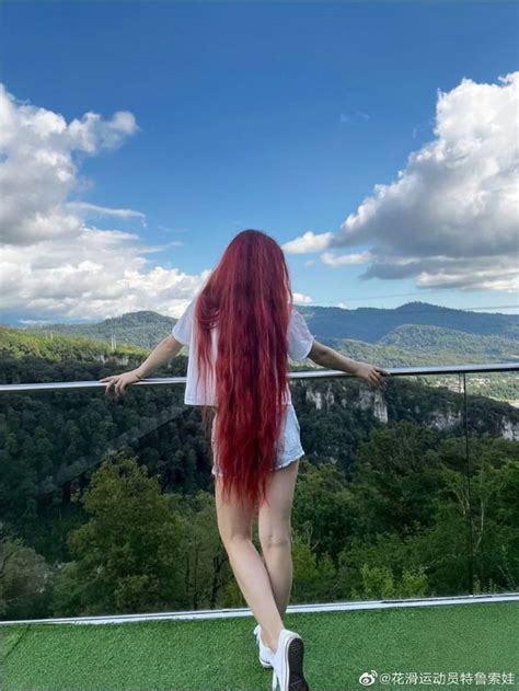 Alexandra Trusova Распущенные волосы Волосы Фигурное катание