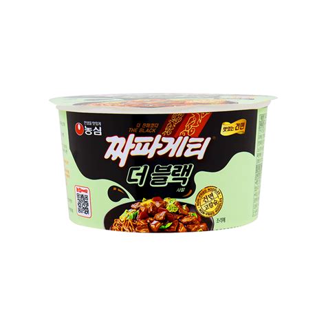 농심 짜파게티 더블랙 큰사발 90g 배민 장보기∙쇼핑