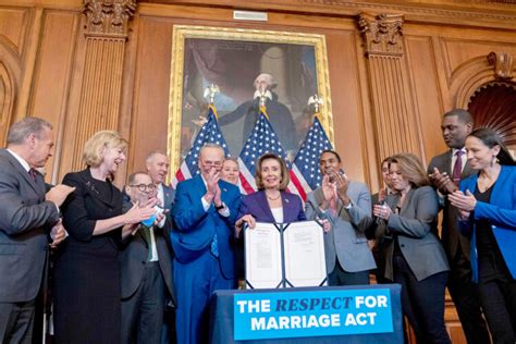 Congress Passes Bill Protecting Same Sex Interracial Marriages News