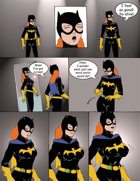Rule 34 Barbara Gordon Batgirl Batman Series Breast Expansion Comic