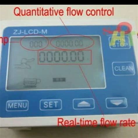 Promo Digital Flow Meter Control Display Relay Water Oil Sensor Zj Lcd M Diskon 9 Di Seller