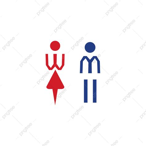 Simple Square Public Places Gender Logo Free For Men And Women Square