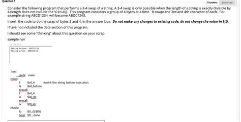 Question 1 10 Points Save Answer Consider The