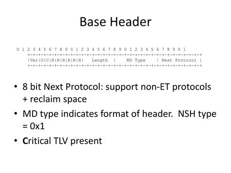 Ppt Network Service Header Nsh Draft Quinn Sfc Nsh Ietf 90