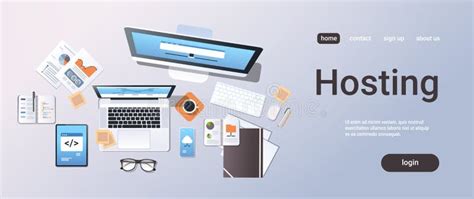 cloud data center computer connection hosting server database synchronize concept top angle view