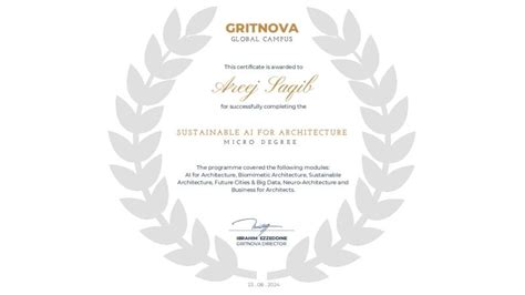 Areej Saqib On Linkedin Architecture Sustainabledesign Ai Gritnova