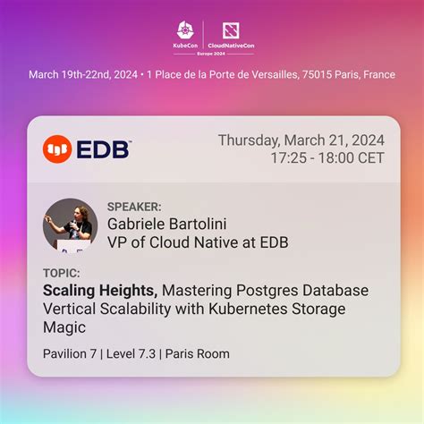 Edb On Linkedin Kubecon Cloudnativecon
