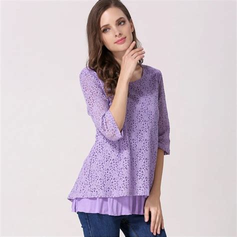 Badu Bg Модни дрехи за бременни Тениска за кърмене Облекло за кърмене за бременни жени Дантелени