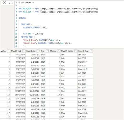 Solved Dax Create A Date Table Microsoft Fabric Community
