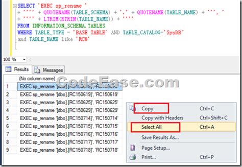 Sql Server Set Table Name Cabinets Matttroy