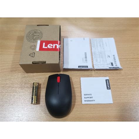 Lenovo Essential Compact Wireless Mouse ของแทใหม มประกน 1 ป พรอมกลอง Shopee Thailand