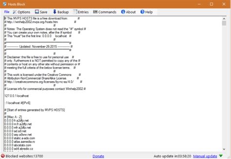Download Hosts Blocker Majorgeeks