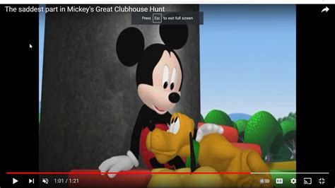 The Saddest Part In Mickeys Great Clubhouse Hunt By Danielbaste On Deviantart