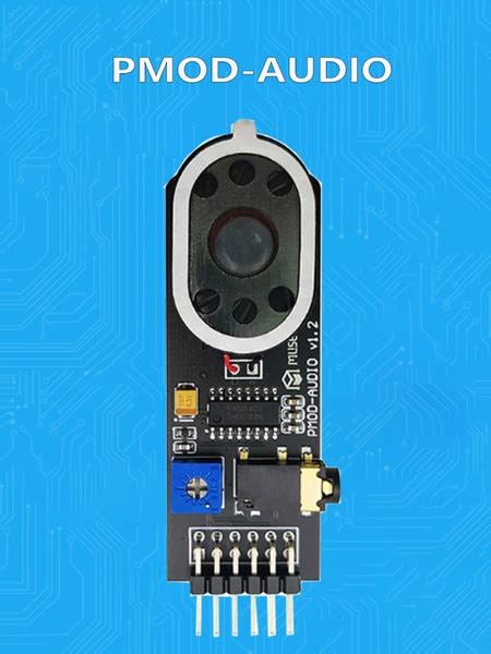 Pmod Audio Расширительная плата Стандартный интерфейс Pmod Регулируйте громкость выхода аудио