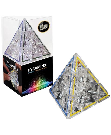 Project Genius Mefferts Pyraminx Crystal 50th Anniversary Limited Edition Puzzles Macys