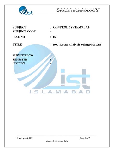 root locus analysis using matlab pdf control theory applied mathematics