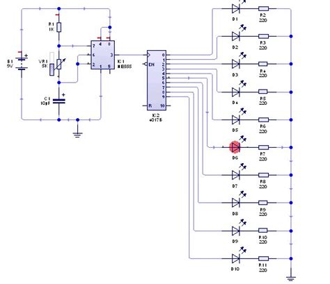 cara membuat lampu led berjalan running led kelas teknisi