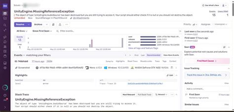 Using The Sentry Unity Sdk For Error And Crash Reporting Product Blog