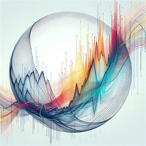Abstract Digital Technology Data Visualization Background Premium Ai