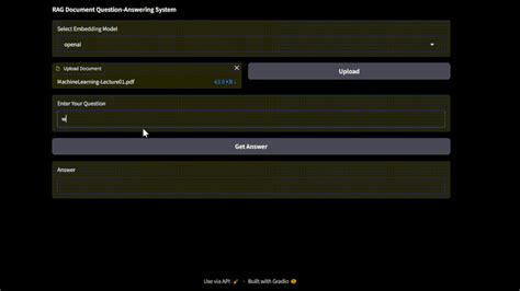 Mohammad Rhayem On Linkedin Ai Machinelearning Rag Embeddings Openai Llm Gradio Python