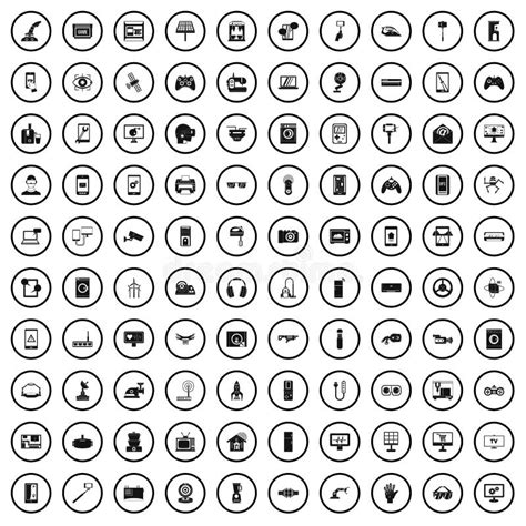 engineering icons set stock vector illustration of equipment 39850969