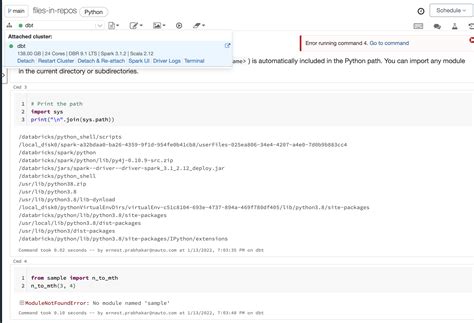 Workspace Not Present In Lts Issue Databricks Files In Repos Github