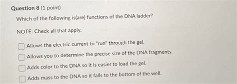 Solved Question 8 1 ﻿pointwhich Of The Following Isare