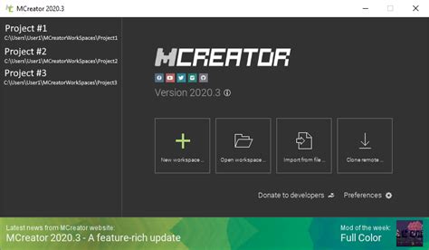 Interface Overview Mcreator Interface Overview Mcreator