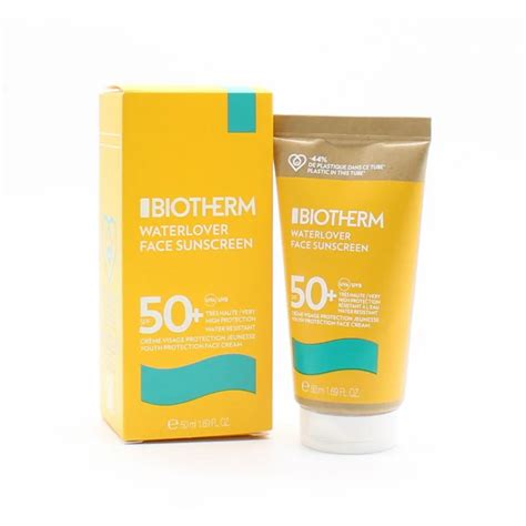 Biotherm Waterlover Crème Solaire Visage Spf50 50ml