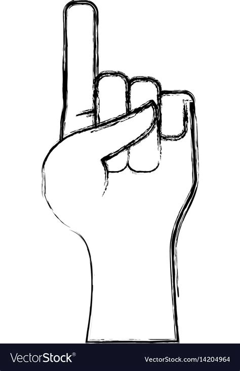 How To Draw A Hand Pointing Up
