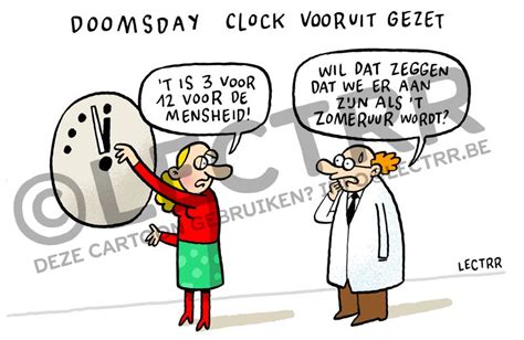 Doomsday Clock Cartoon Lectrr