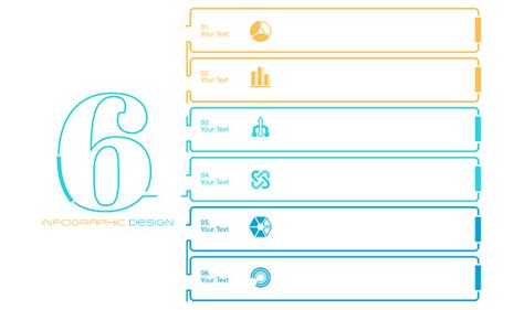 데이터를 위한 장소가 있는 인포그래픽 디자인 템플릿입니다 벡터 그림입니다 스톡 일러스트레이션 인포그래픽 아이콘 타임라인 시각