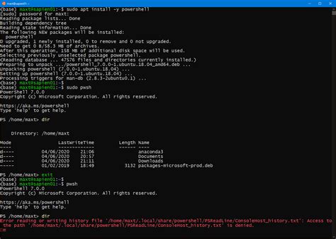 Pscore Beta 9 Access Denied To Psreadline Consolehosthistorytxt On Wsl · Issue 5239