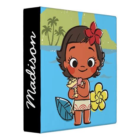 Moana Island Daughter Binder Zazzle Binder Design Custom Binders