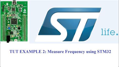 measure frequency stm32 youtube