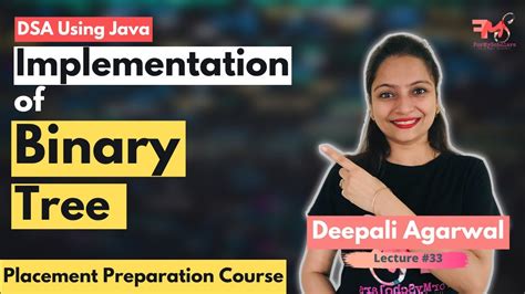 Binary Tree Concept Java Code Dsa Using Java 33 Youtube