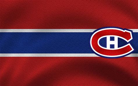 Download Montreal Canadiens Emblem Flag Wallpaper